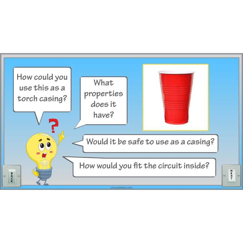 Torches KS2 Year 4 DT PDF lesson pack by PlanBee