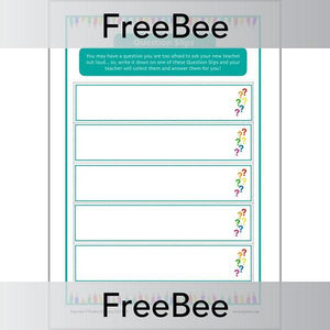 Free Transition Day Activities Pack by PlanBee
