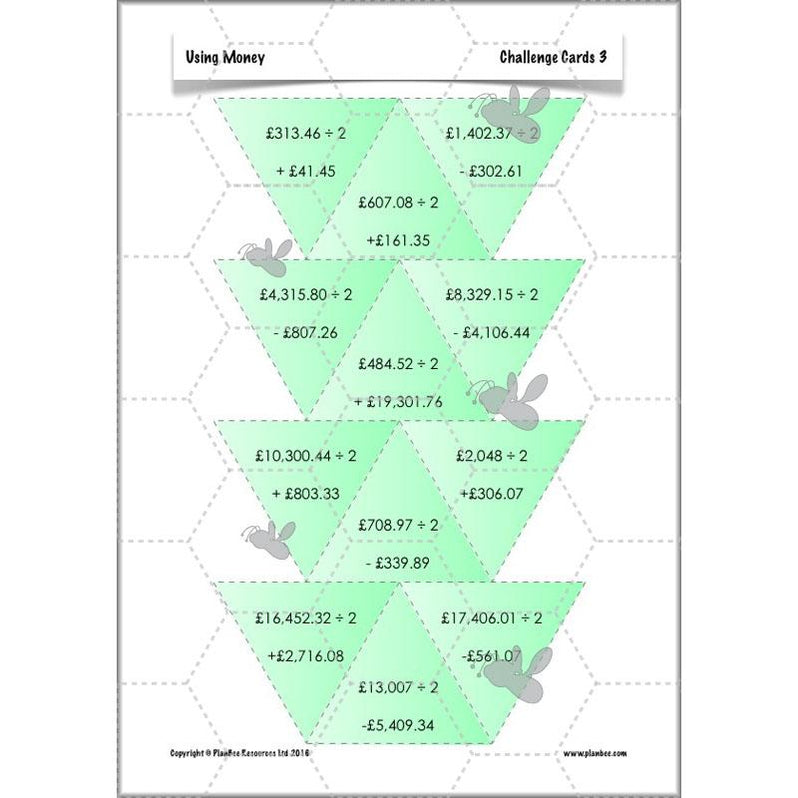 Using Money Year 6 Maths Money Problems Plans by PlanBee