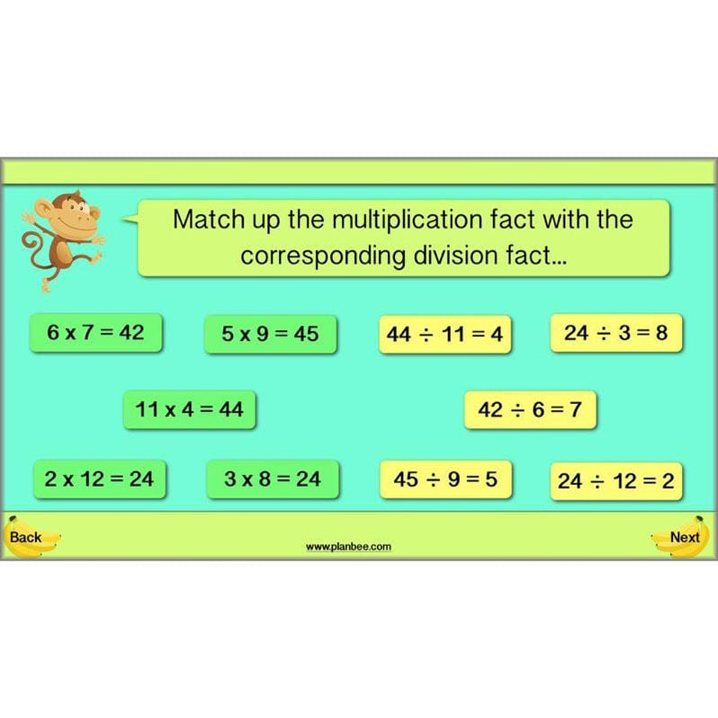 Using Multiplication and Division Year 4 Maths by PlanBee