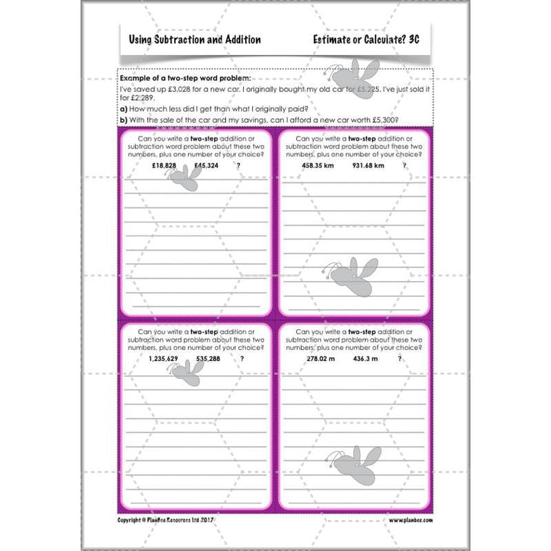 Using Subtraction & Addition Year 6 Maths Lesson by PlanBee