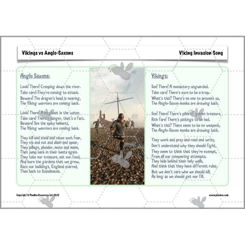 Vikings and Anglo Saxons KS2 Planning Pack by PlanBee