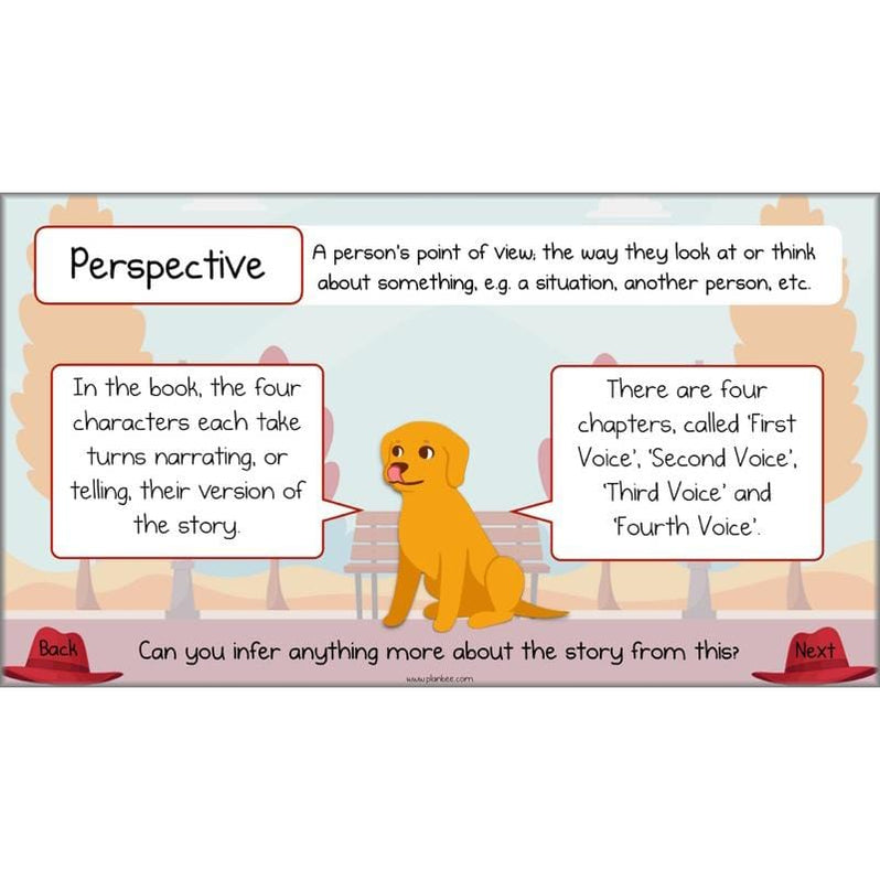 Voices in the Park Activities | Year 5 English lessons | PlanBee