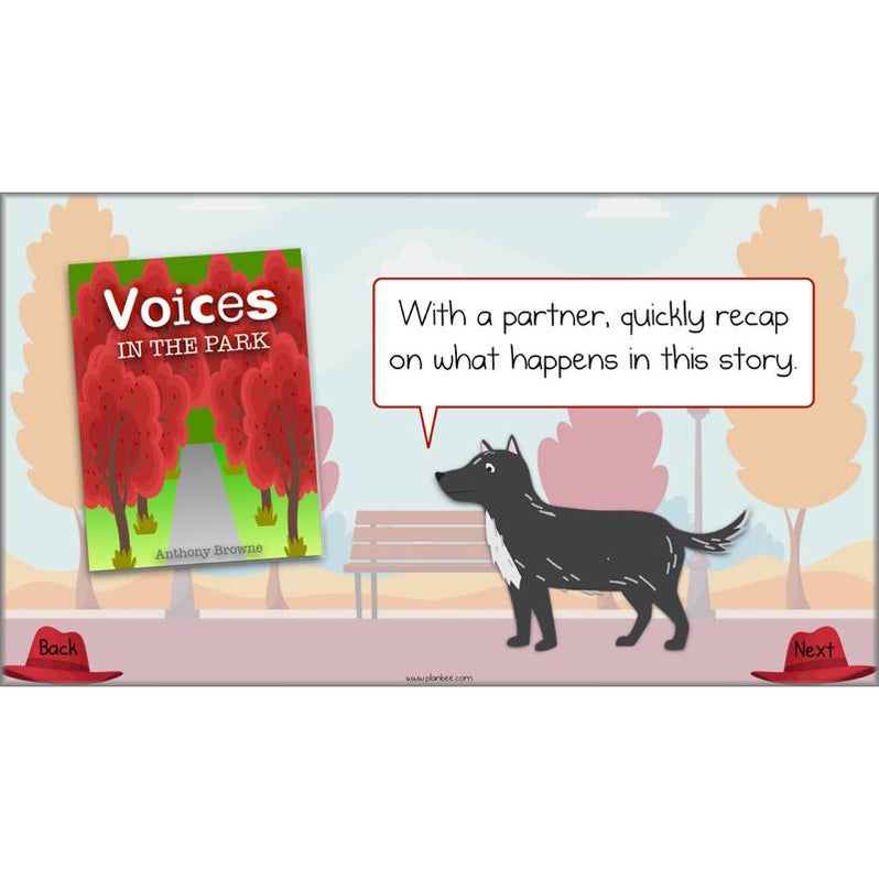 Voices in the Park Activities | Year 5 English lessons | PlanBee