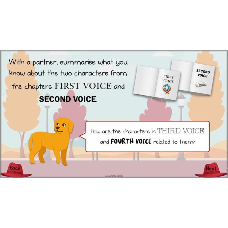 Voices in the Park Activities | Year 5 English lessons | PlanBee