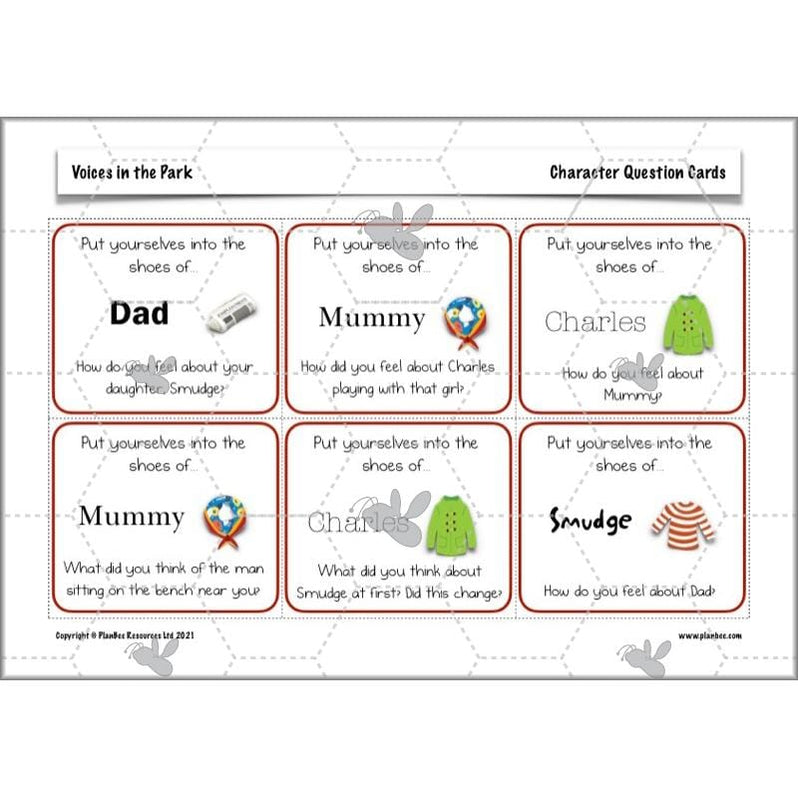 Voices in the Park Activities | Year 5 English lessons | PlanBee