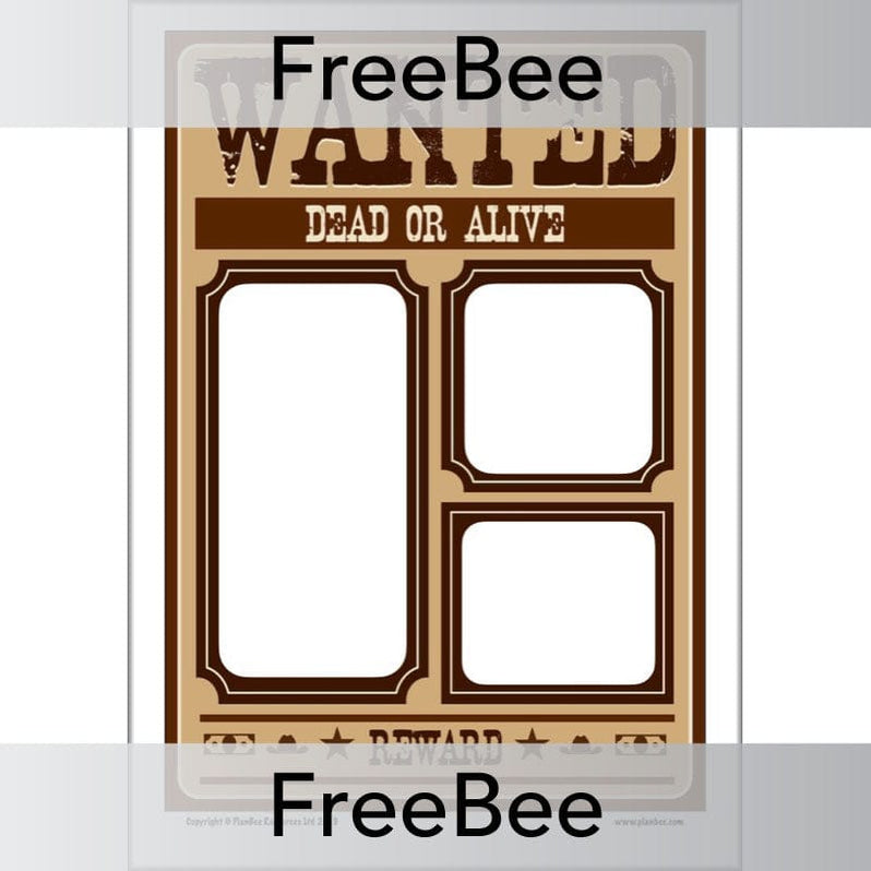FREE Wanted Poster Templates for KS2 and KS1 | PlanBee