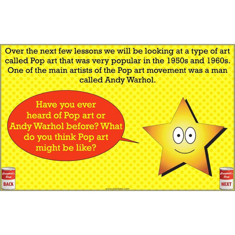 Andy Warhol KS2 Art Lessons The Pop Art Movement | PlanBee