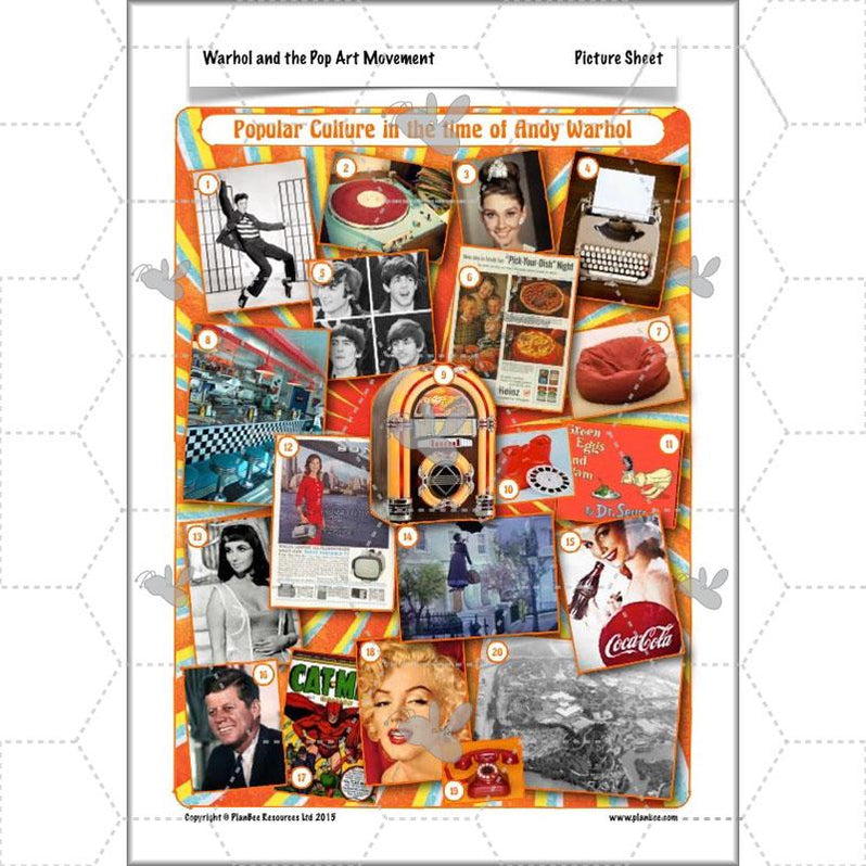 Andy Warhol KS2 Art Lessons The Pop Art Movement | PlanBee