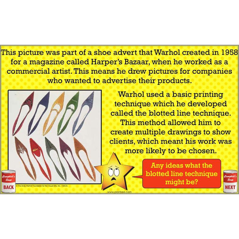 Andy Warhol KS2 Art Lessons The Pop Art Movement | PlanBee