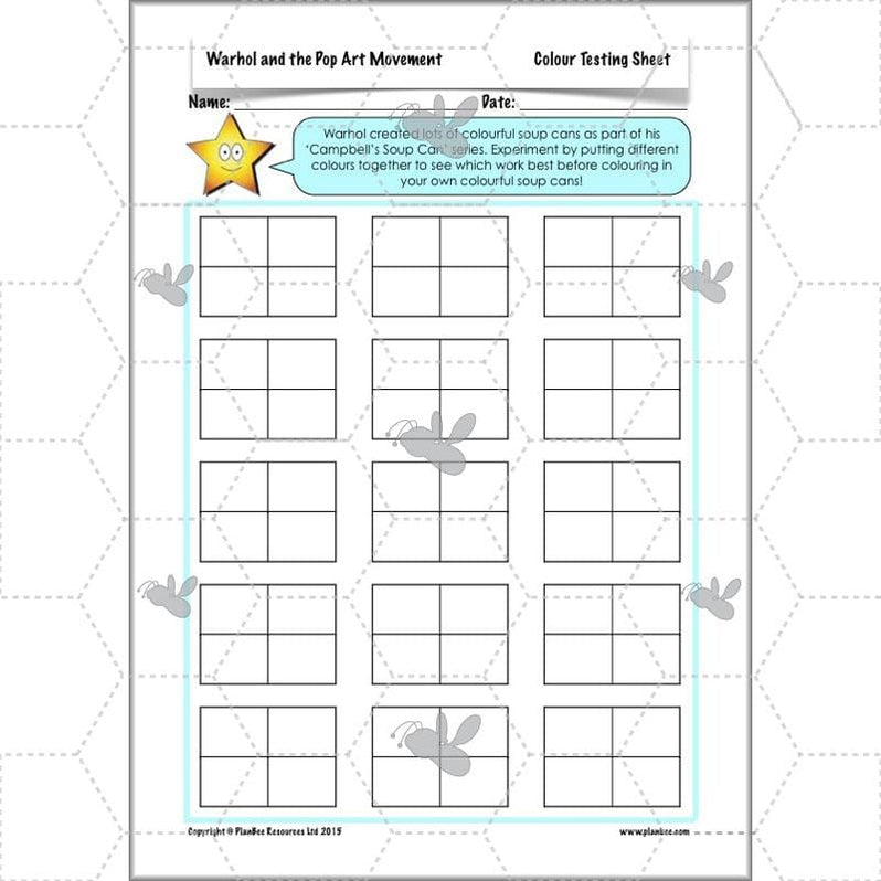 Andy Warhol KS2 Art Lessons The Pop Art Movement | PlanBee