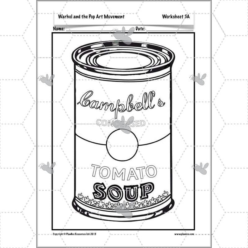 Andy Warhol KS2 Art Lessons The Pop Art Movement | PlanBee