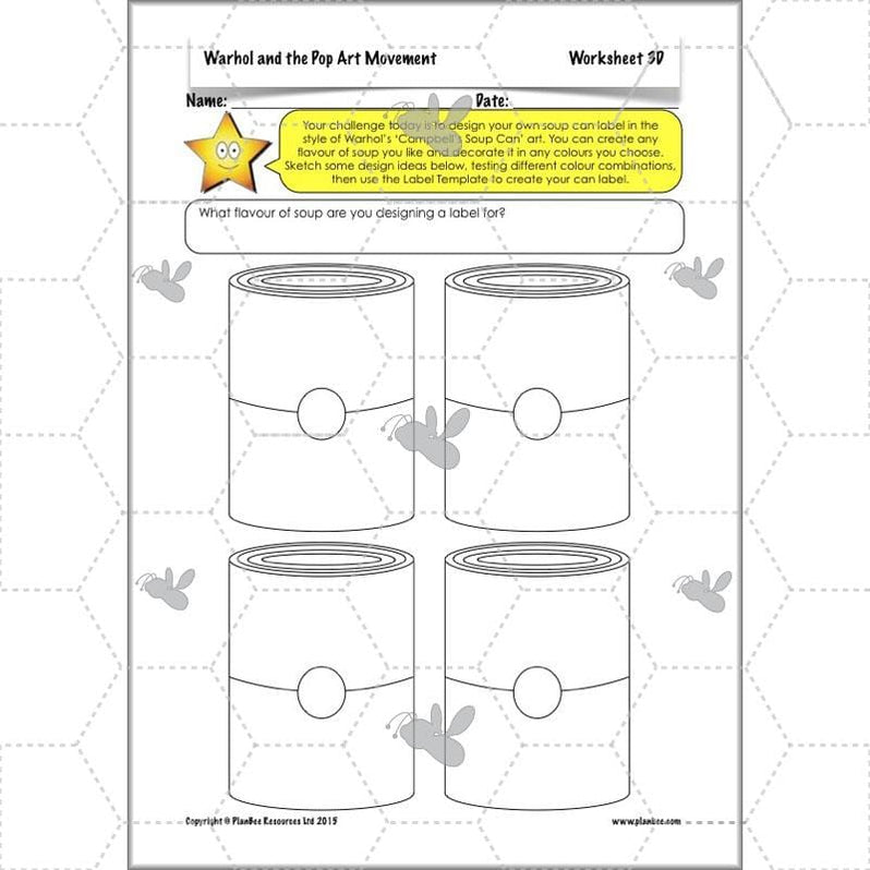 Andy Warhol KS2 Art Lessons The Pop Art Movement | PlanBee