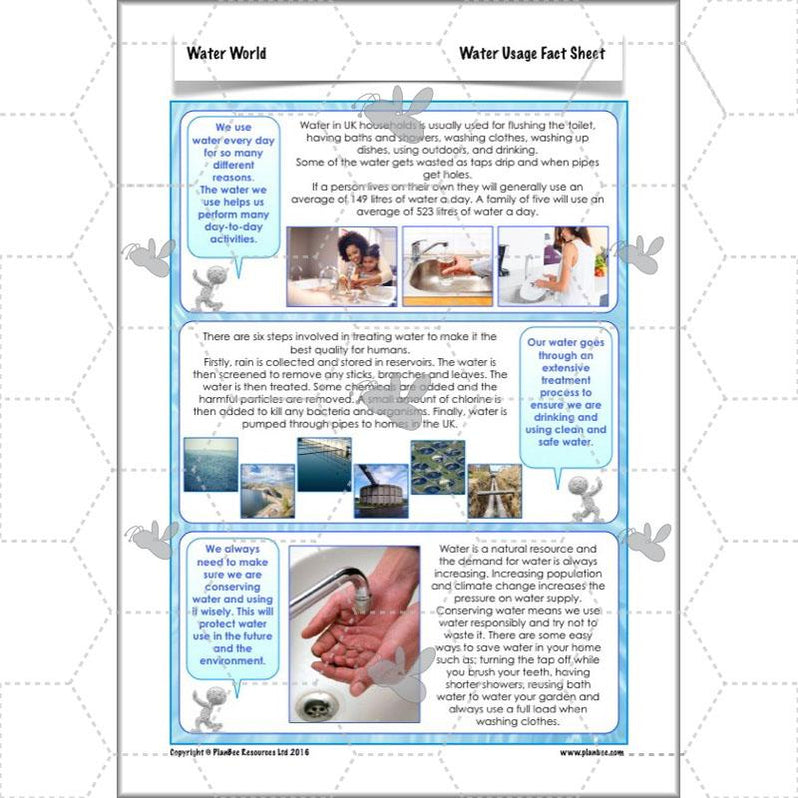 Water World Rivers and Coasts KS2 Geography Pack by PlanBee