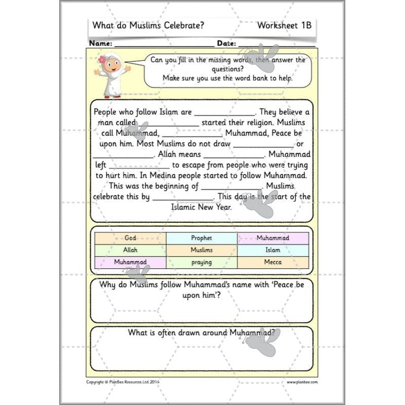 What do Muslims celebrate? KS1 Islamic Festivals by PlanBee