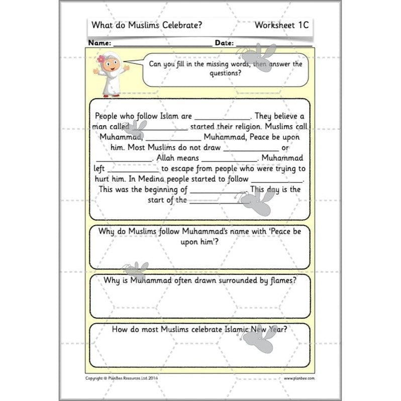 What do Muslims celebrate? KS1 Islamic Festivals by PlanBee