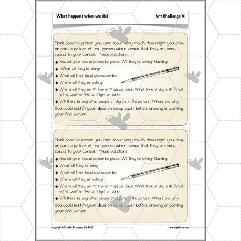 What happens when we die? KS2 RE Lesson Plans by PlanBee