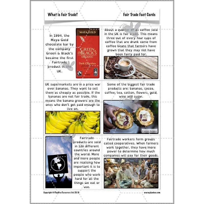What is Fair Trade KS2 ESR Lessons by PlanBee