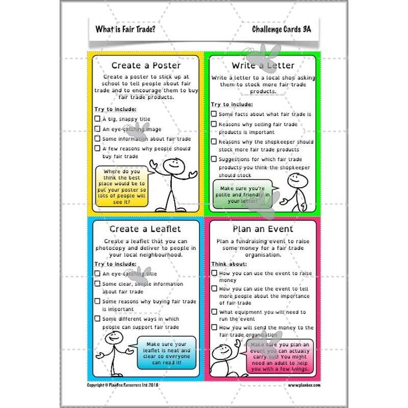 What is Fair Trade KS2 ESR Lessons by PlanBee