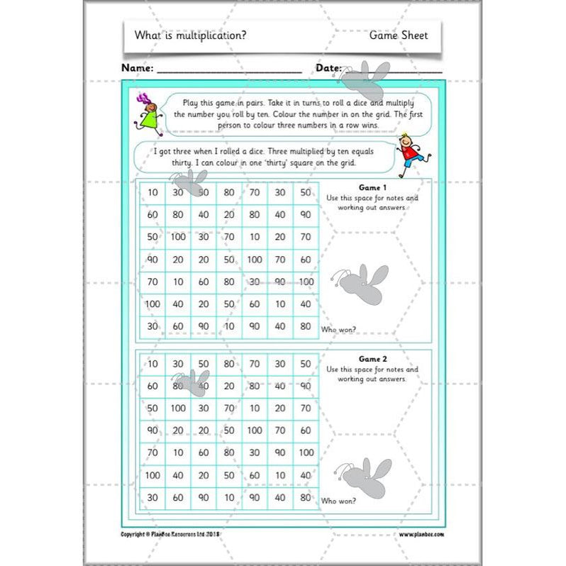 What is Multiplication? Year 2 Maths Lessons from PlanBee