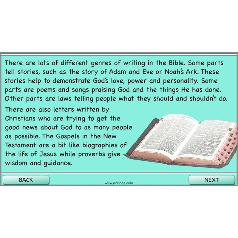 What is the Christian Bible? Year 3 KS1 PlanBee RE Lessons