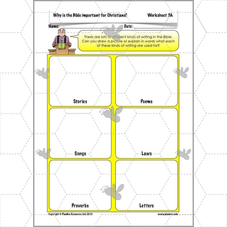 What is the Christian Bible? Year 3 KS1 PlanBee RE Lessons