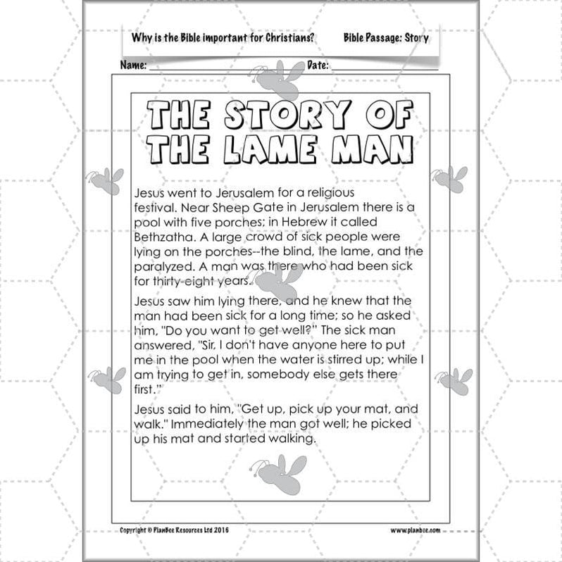 What is the Christian Bible? Year 3 KS1 PlanBee RE Lessons