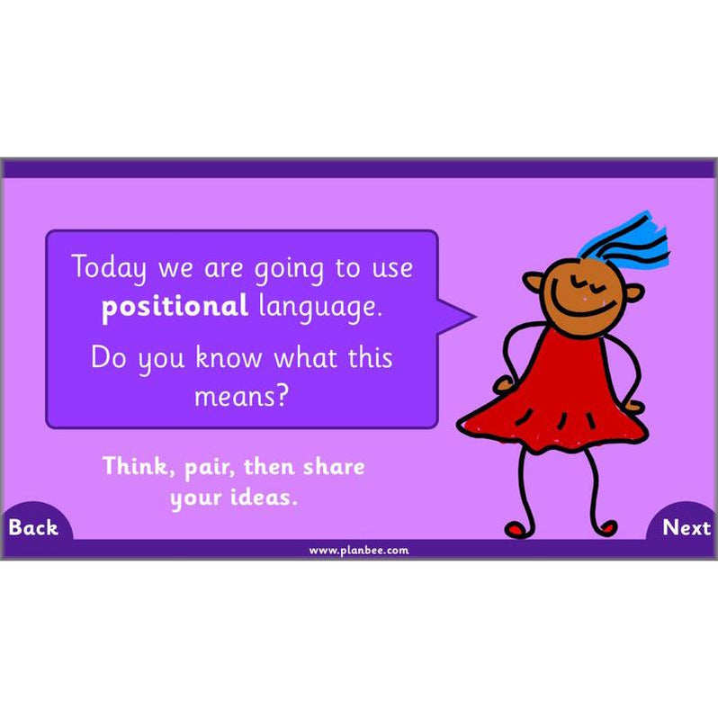 Positional language and Directional Language KS1 by PlanBee