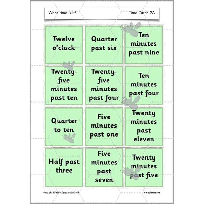 Time Year 2 | What time is it? Maths Lessons for KS1 — PlanBee