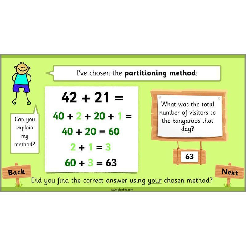 What's the answer? Year 2 word problems lessons by PlanBee