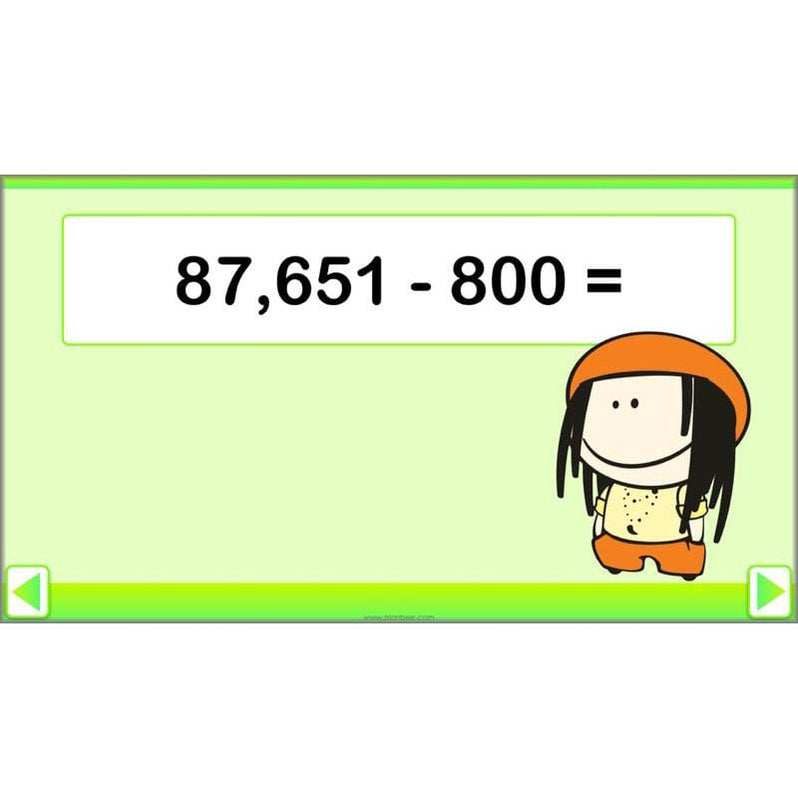 Find the Difference Year 5 Add and Subtract Maths PlanBee