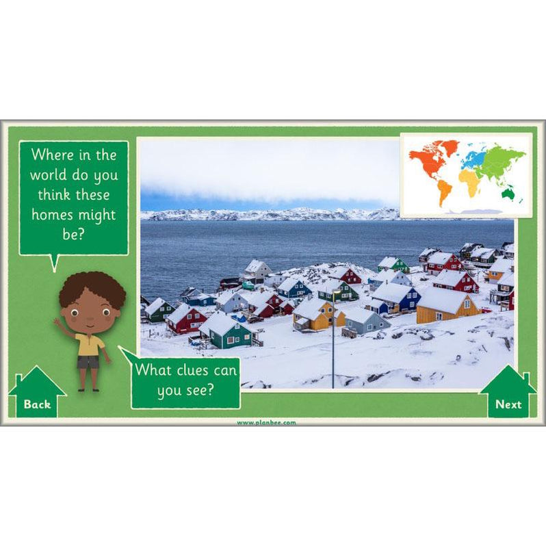 Who Lives Here? Homes around the world KS1 Lessons | PlanBee