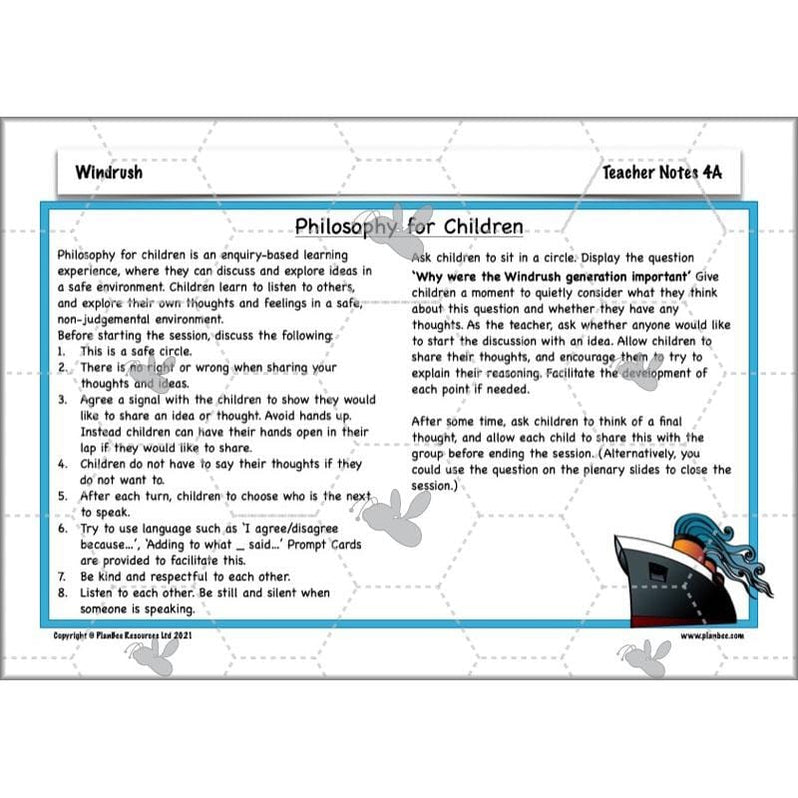 Windrush KS2 History Lessons and Activities by PlanBee