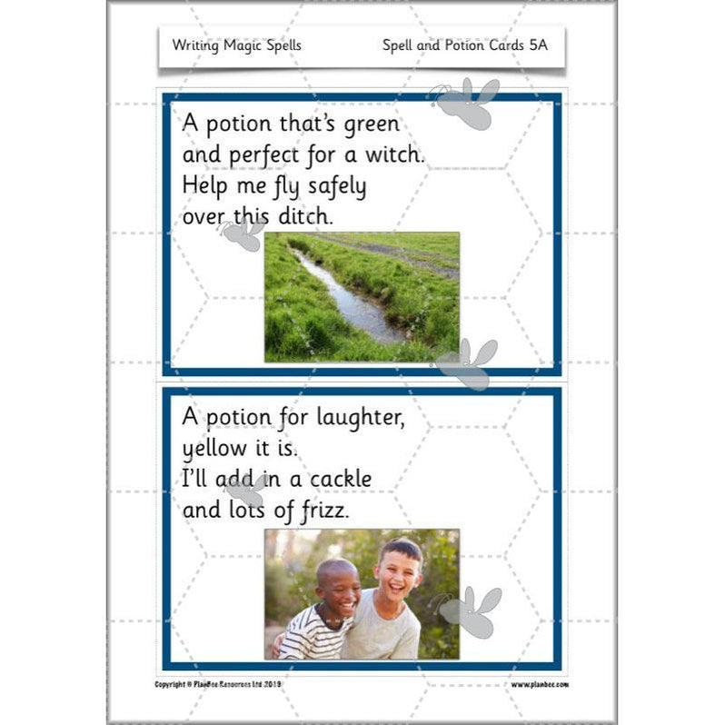 Magic Spell Writing KS1 Year 1 English by PlanBee