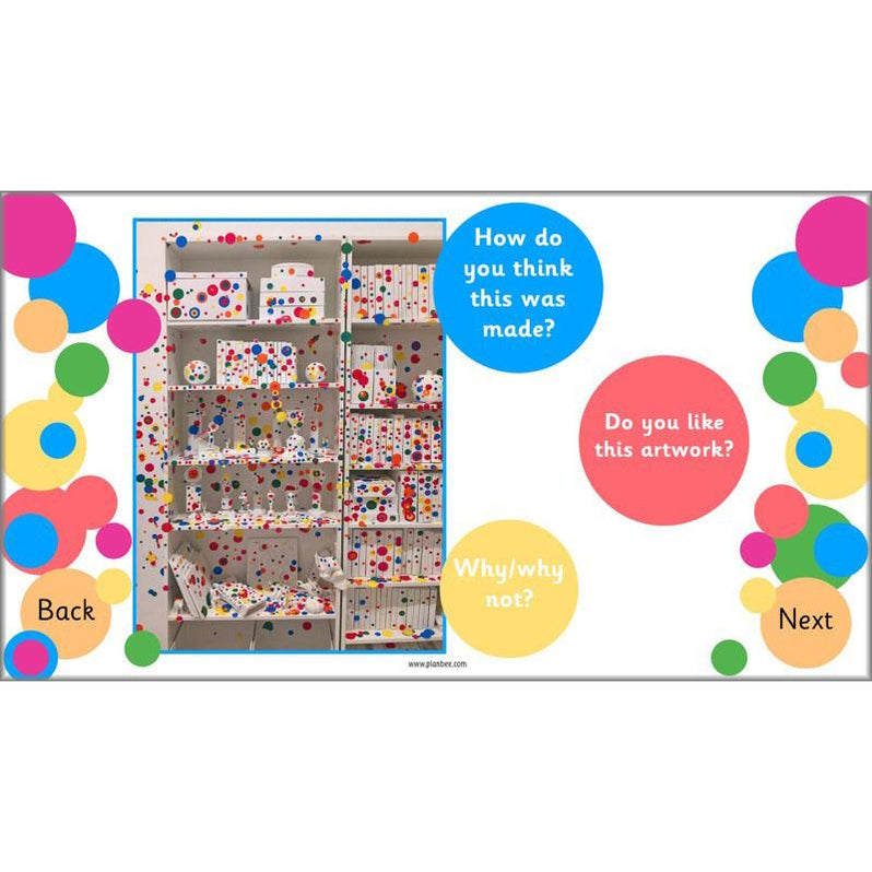 Yayoi Kusama KS1 Famous Artists Lesson Pack by PlanBee