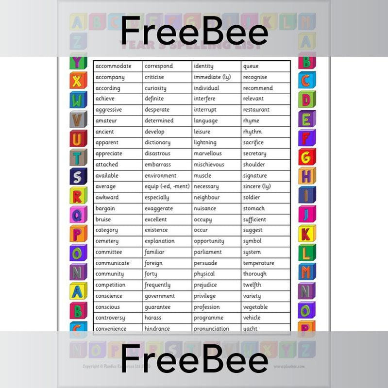FREE Spelling Resources For KS1 And KS2 PlanBee FREE Spelling Resources For KS1 And KS2 PlanBee