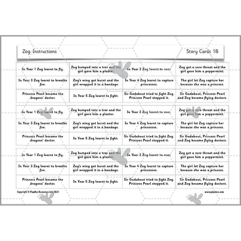 Zog Printables KS1 Instructions Lessons by PlanBee