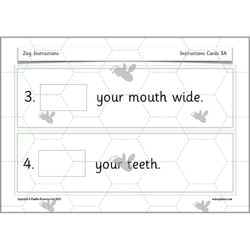 Zog Printables KS1 Instructions Lessons by PlanBee