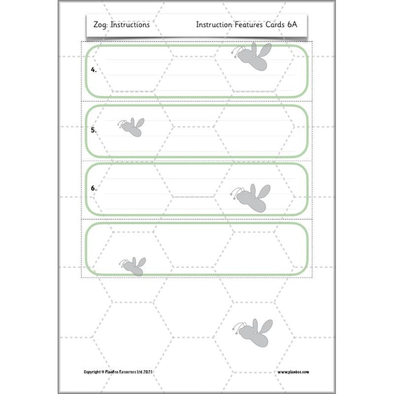 Zog Printables KS1 Instructions Lessons by PlanBee