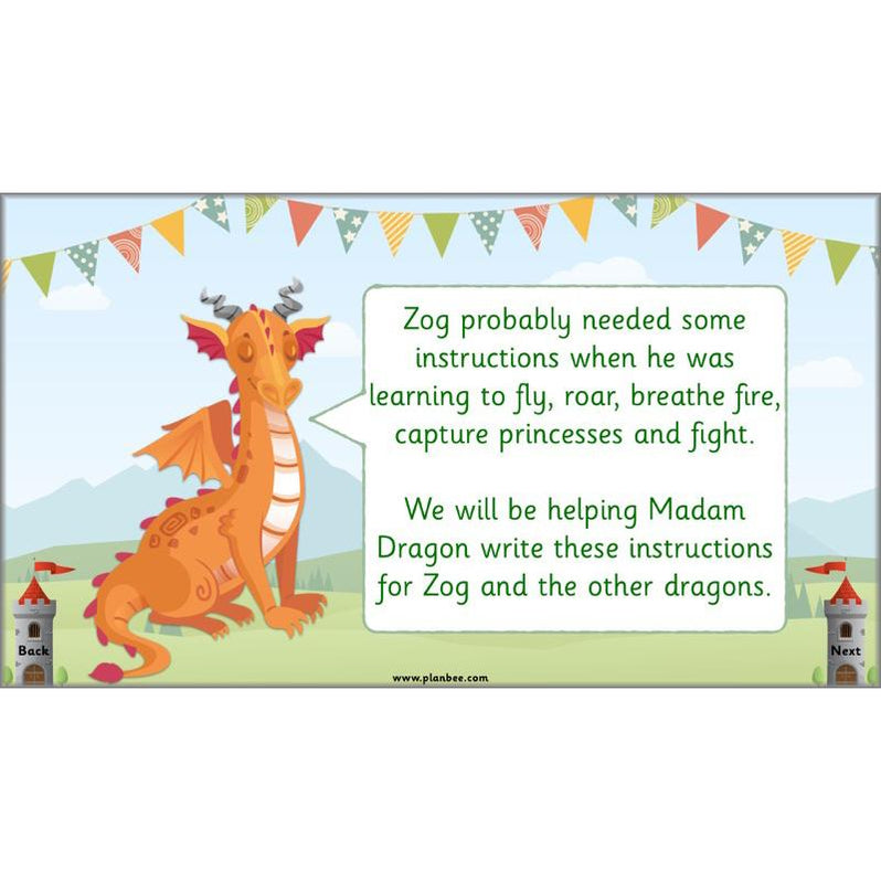 Zog Printables KS1 Instructions Lessons by PlanBee